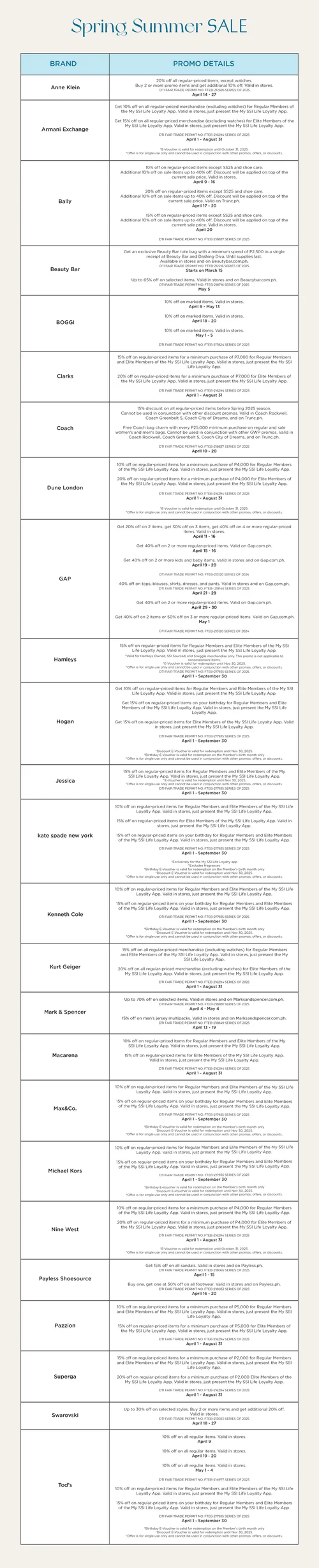 Spring Summer 2025 — SSI Life