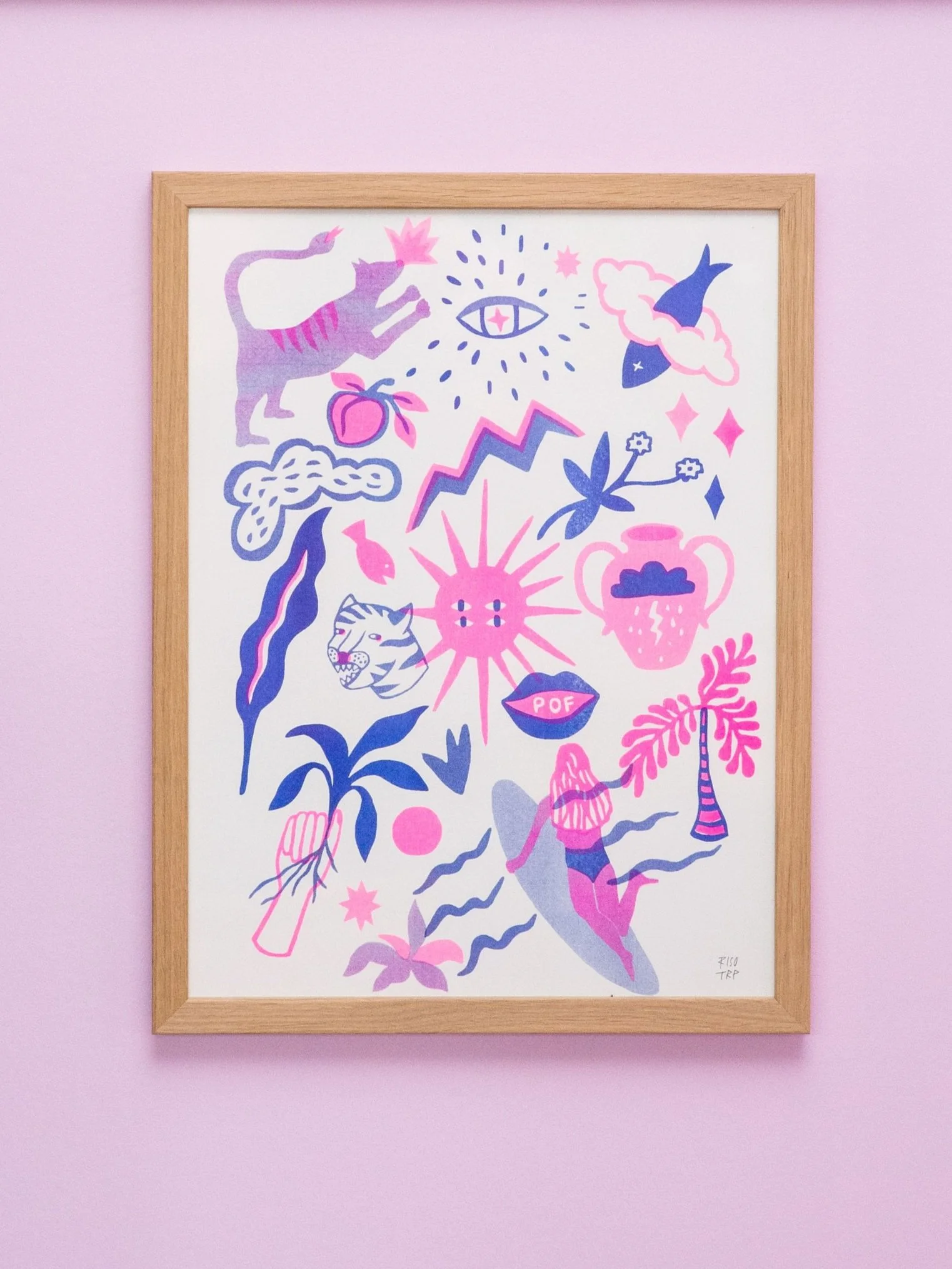 Riso print / True Way — TROPICAL SCANDINAVIA