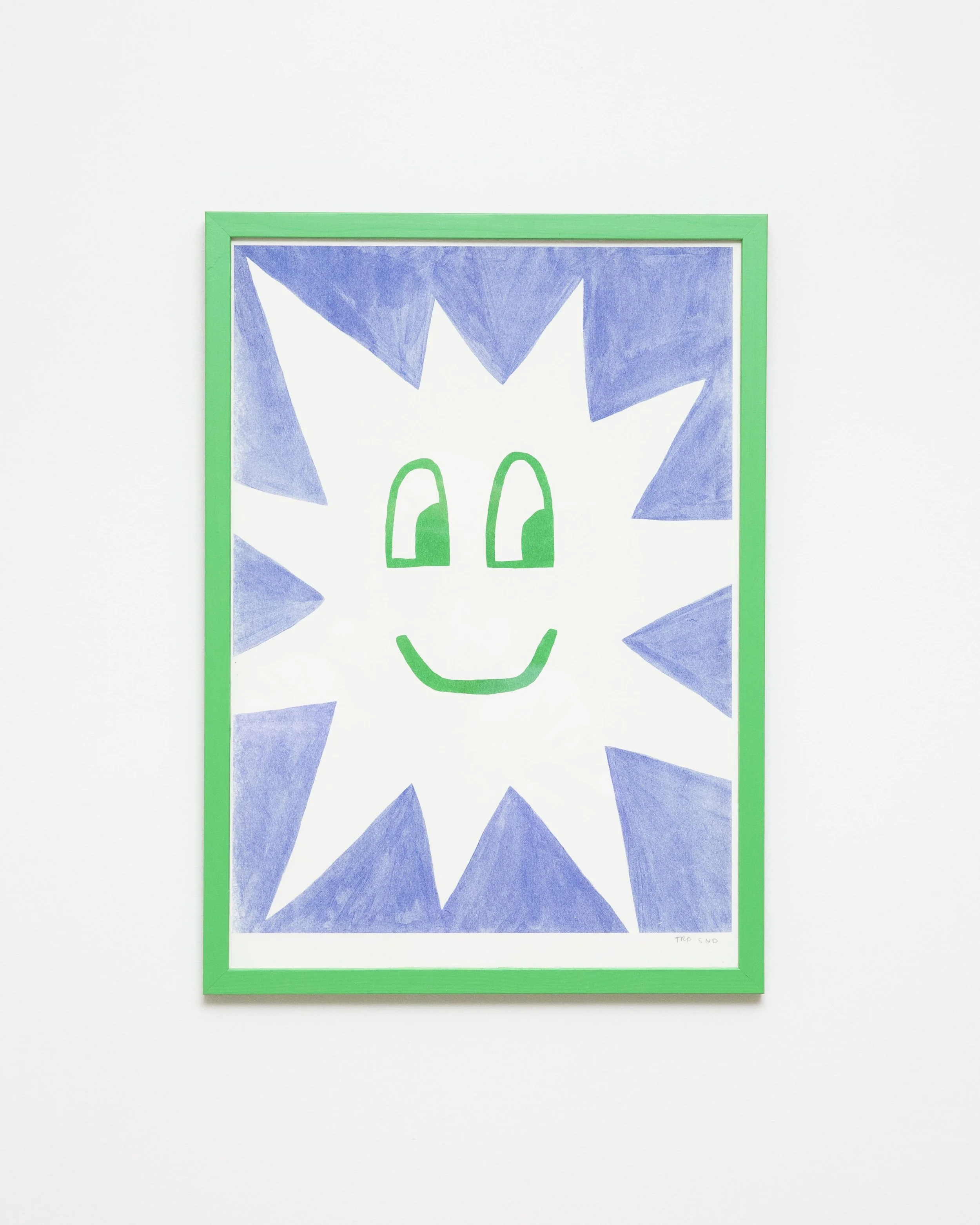 POF dog / riso print / purple — TROPICAL SCANDINAVIA