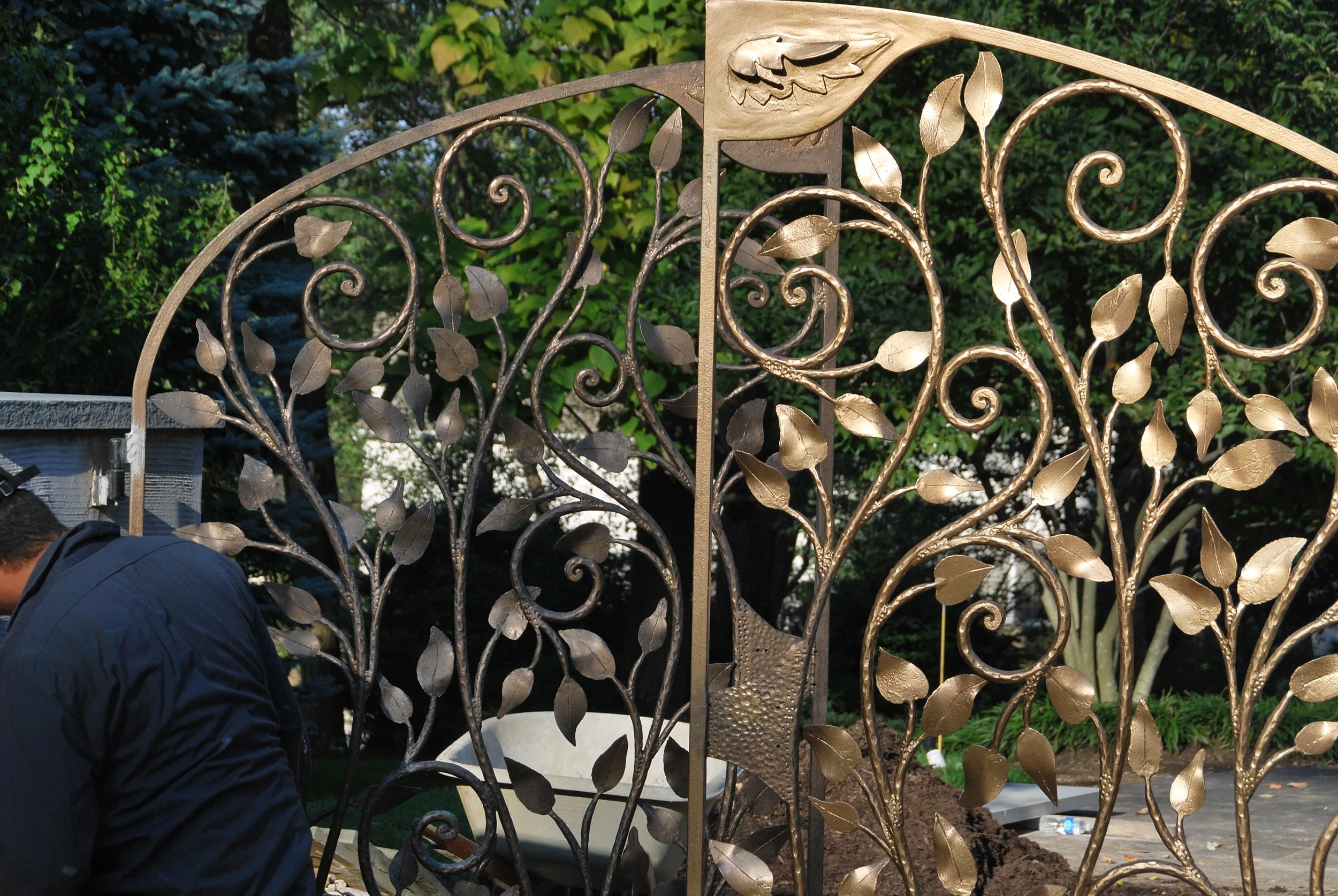 Custom Wrought Iron Gates — ARTESANO IRON WORKS DECORATIVE ...