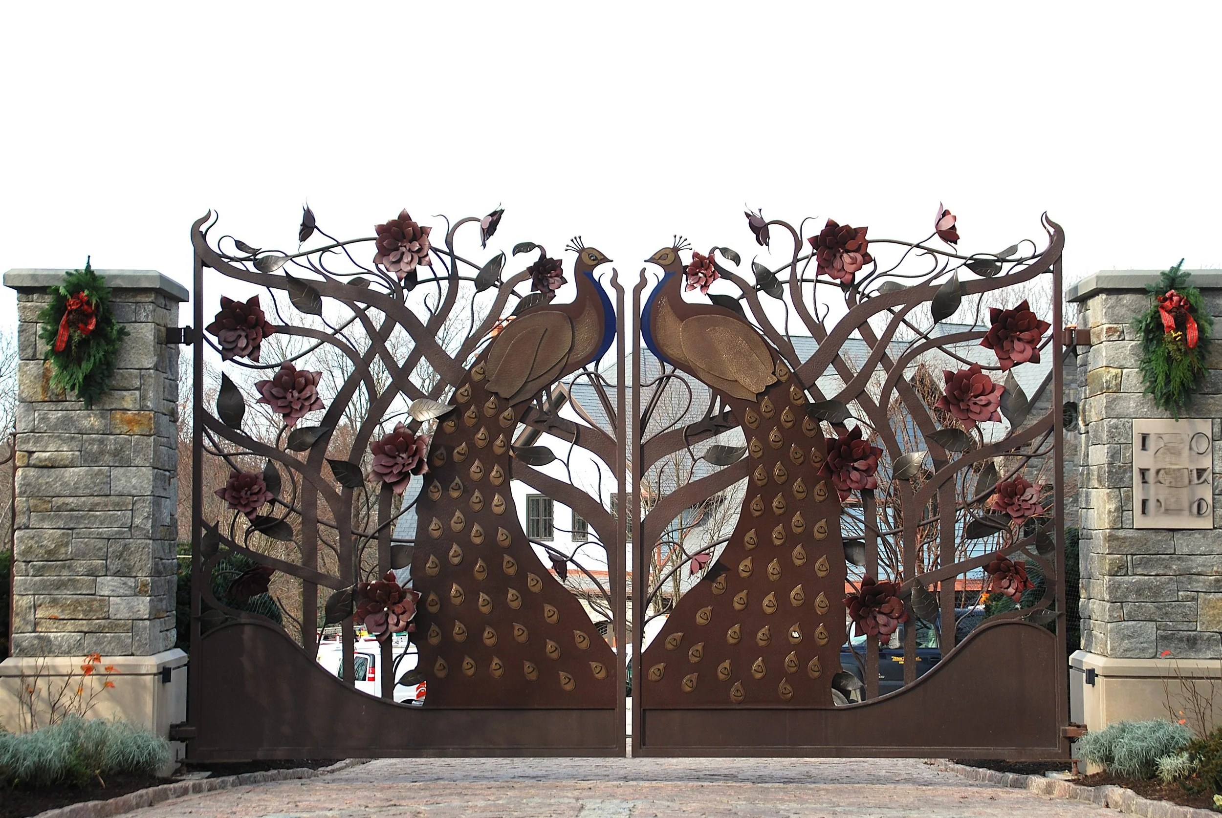 Custom Wrought Iron Gates — ARTESANO IRON WORKS DECORATIVE ...