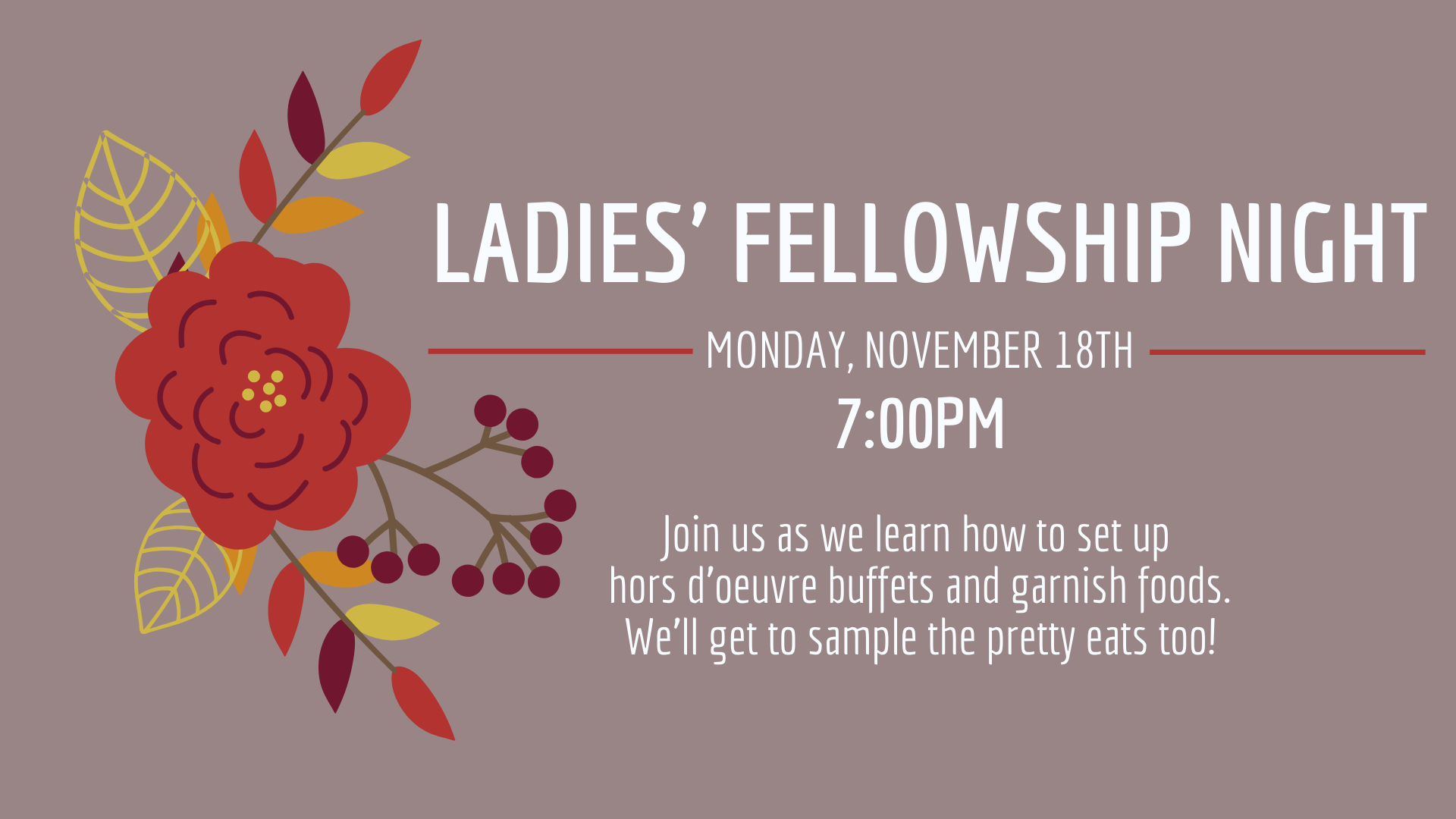 Events Calendar — Hope Evangelical Free Church