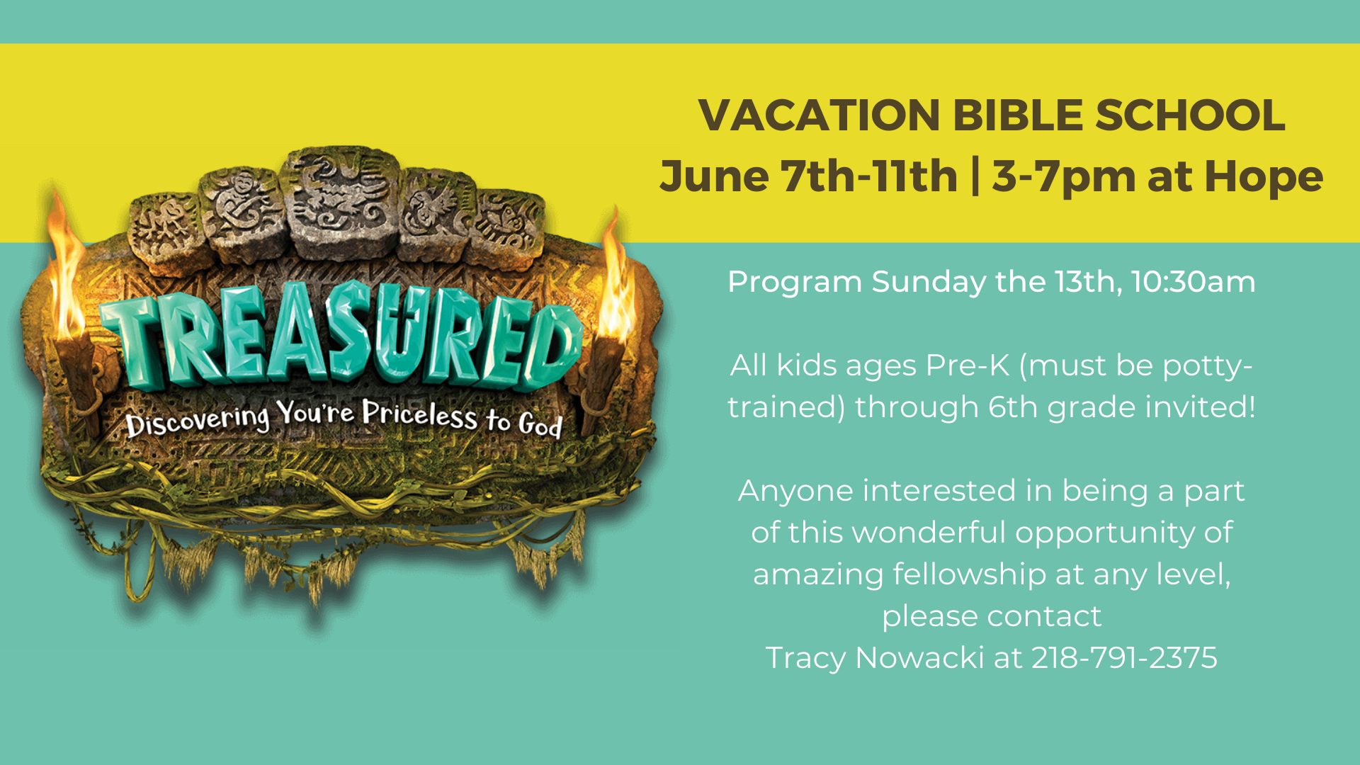 Vacation Bible School — Hope Evangelical Free Church