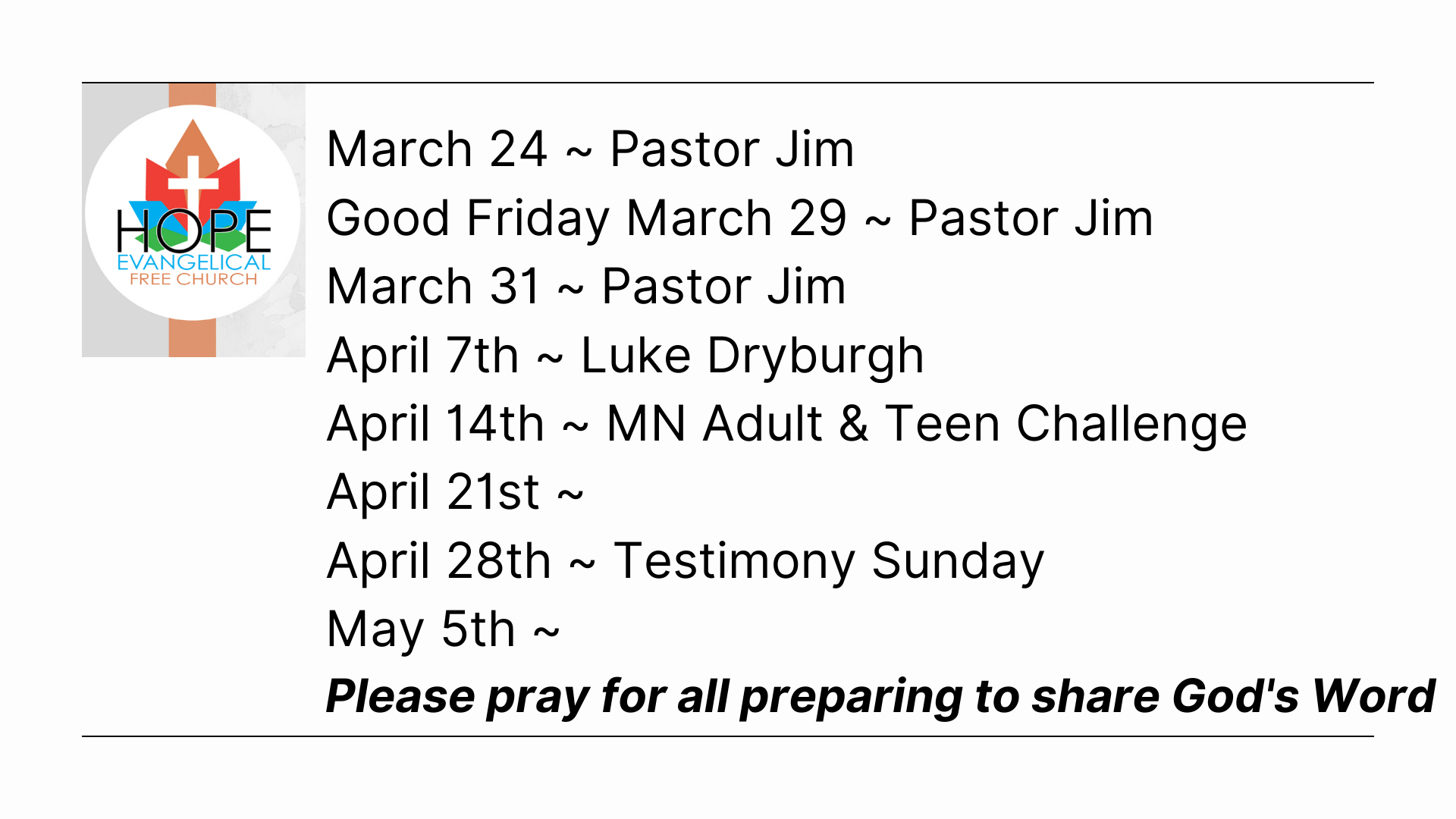 Hope Evangelical Free Church