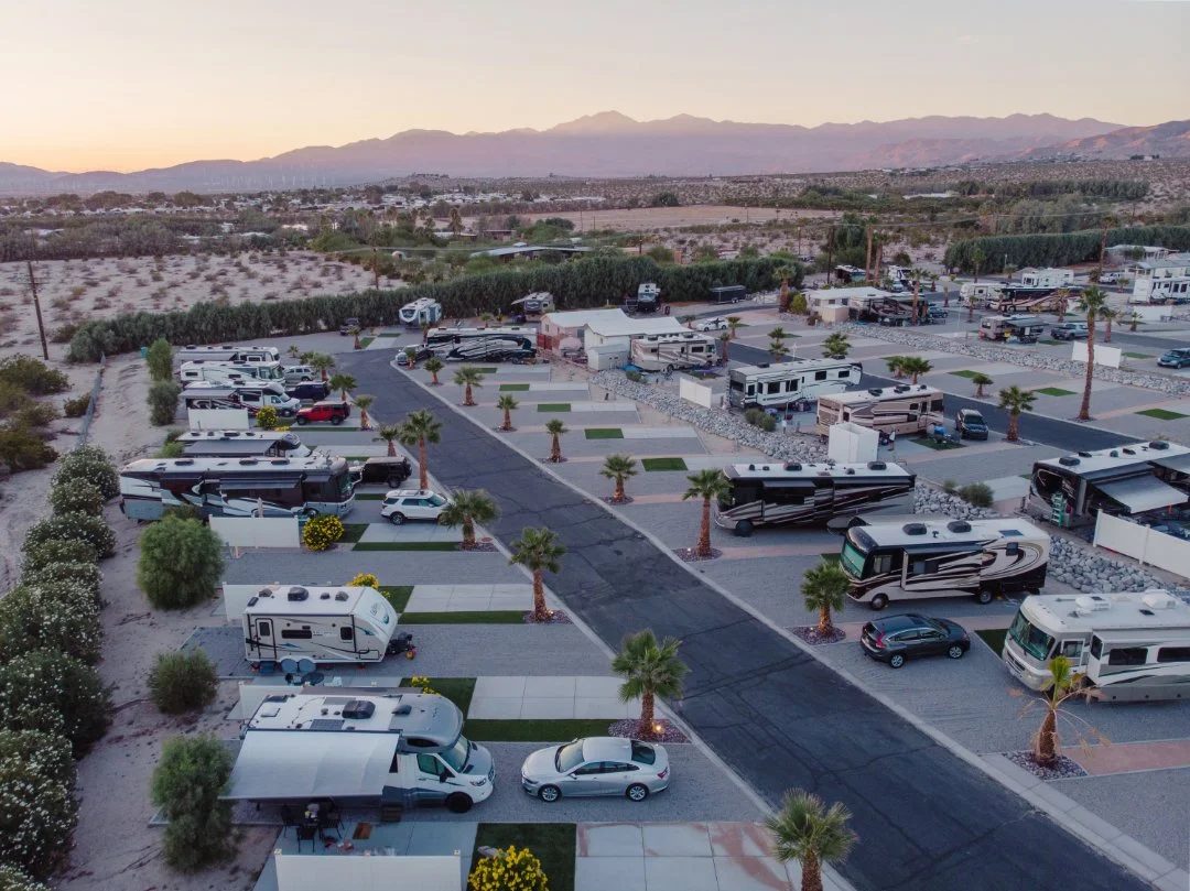 Upgraded RV Sites — Caliente Springs RV Resort | Greater Palm Springs, CA