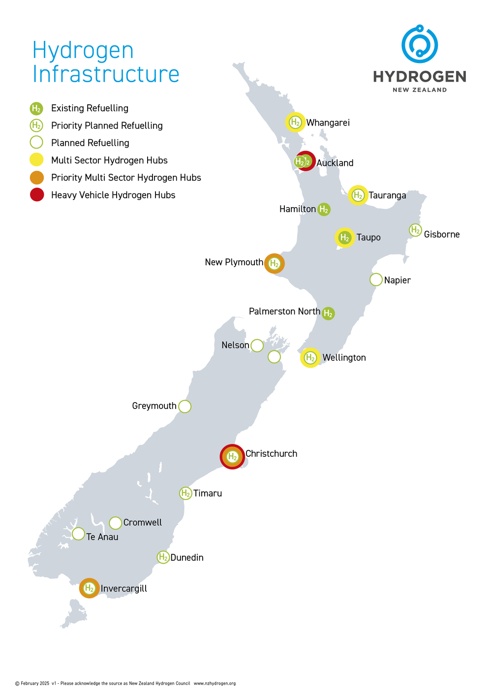 Hydrogen Infrastructure Development Plan — New Zealand Hydrogen Council