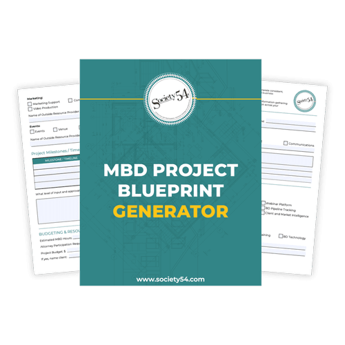 Marketing & Business Development Project Blueprint Generator — Society 54