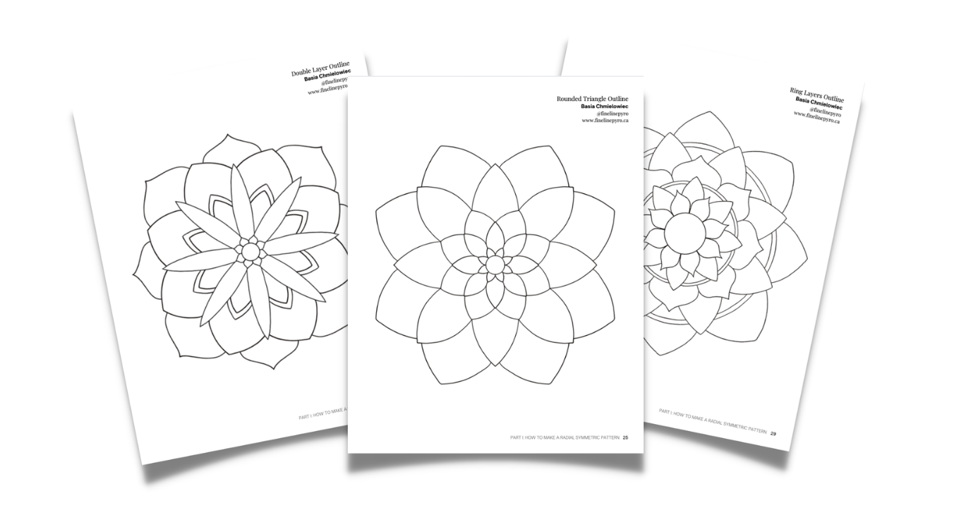 The Wood Burn Community Book of Templates - RADIAL SYMMETRY EDITION ...