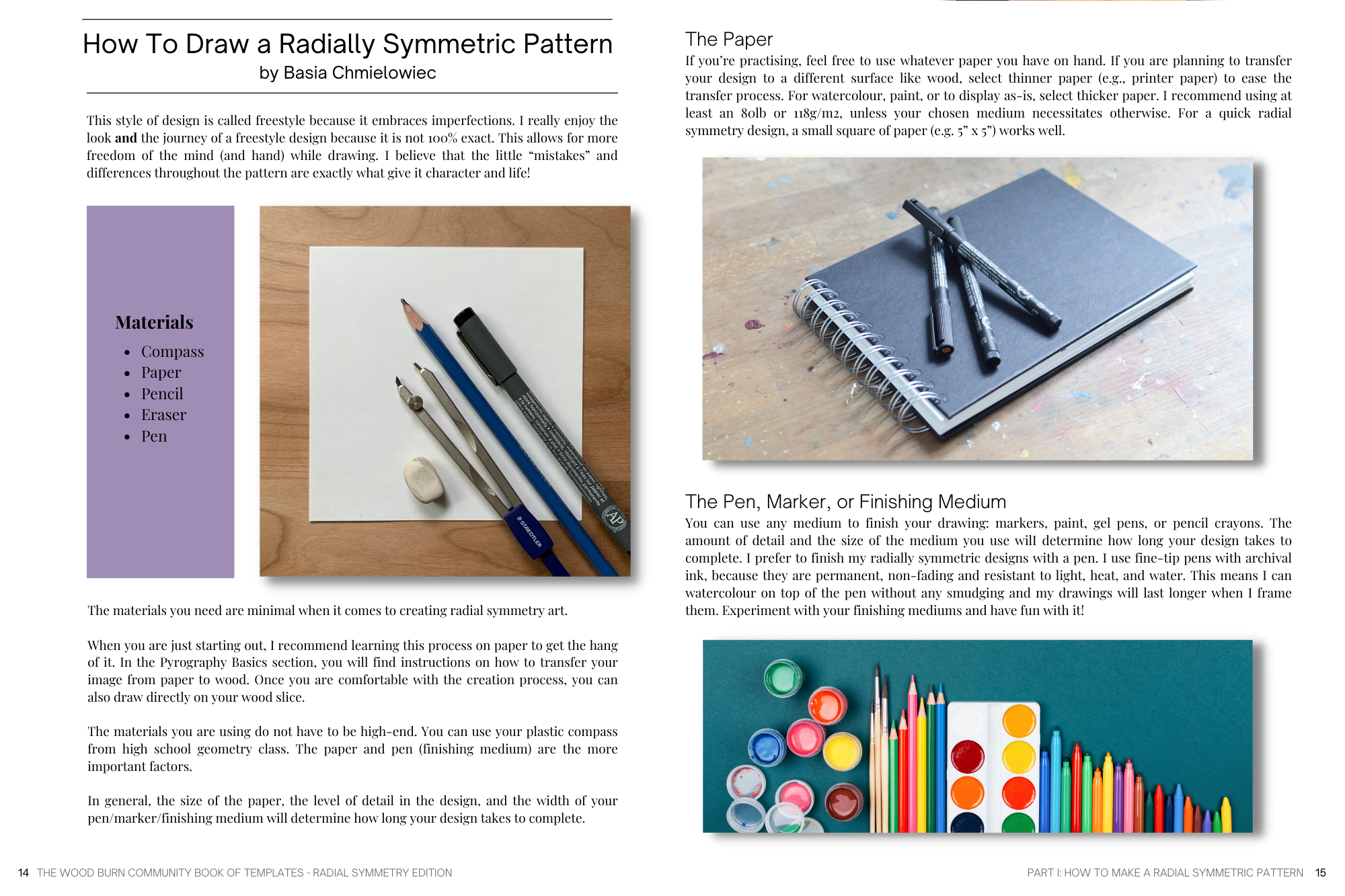 The Wood Burn Community Book of Templates - RADIAL SYMMETRY EDITION ...