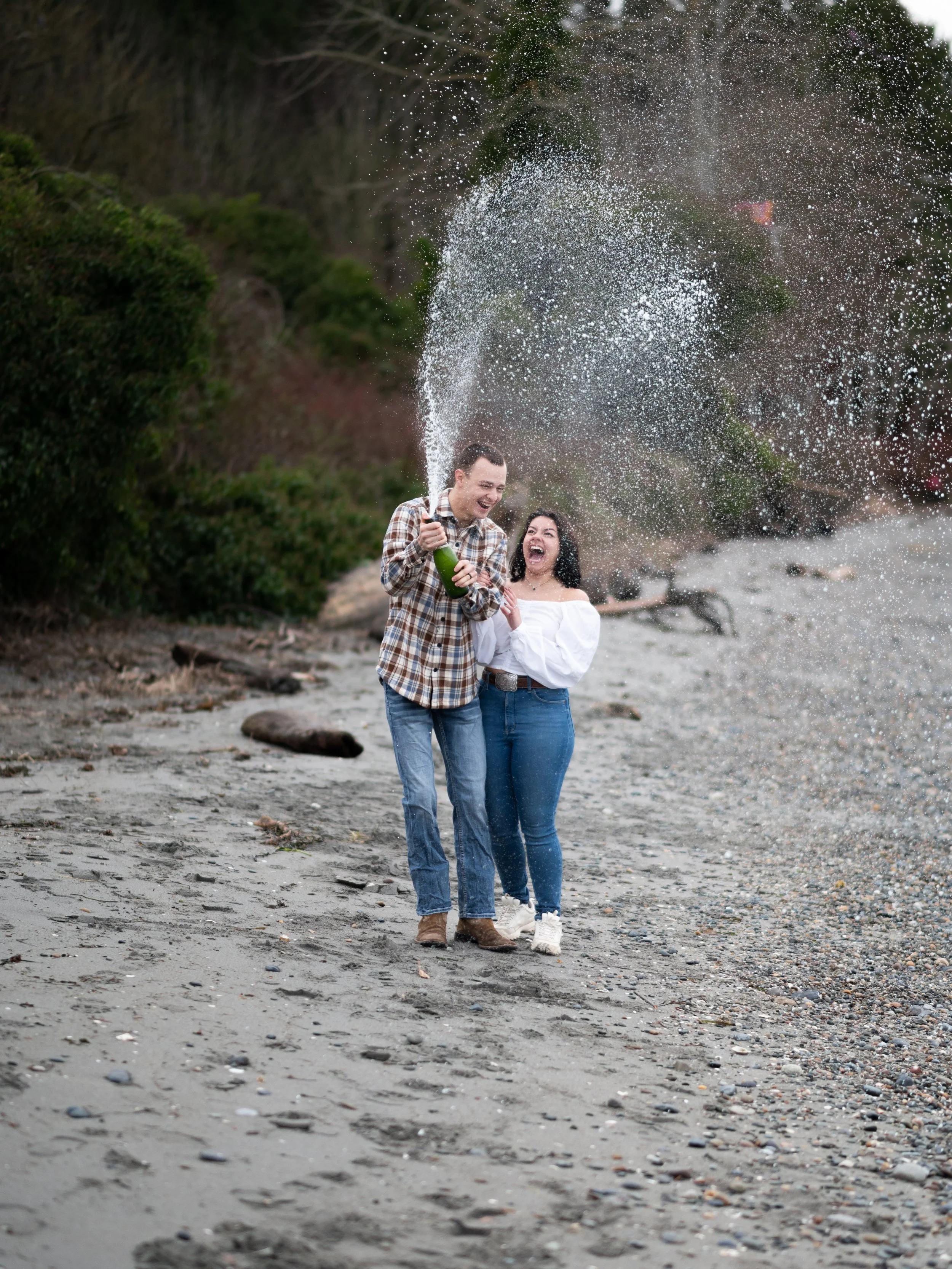 Sam and Jaxson's Semiahmoo Engagement Session — Afton Lewis Photography