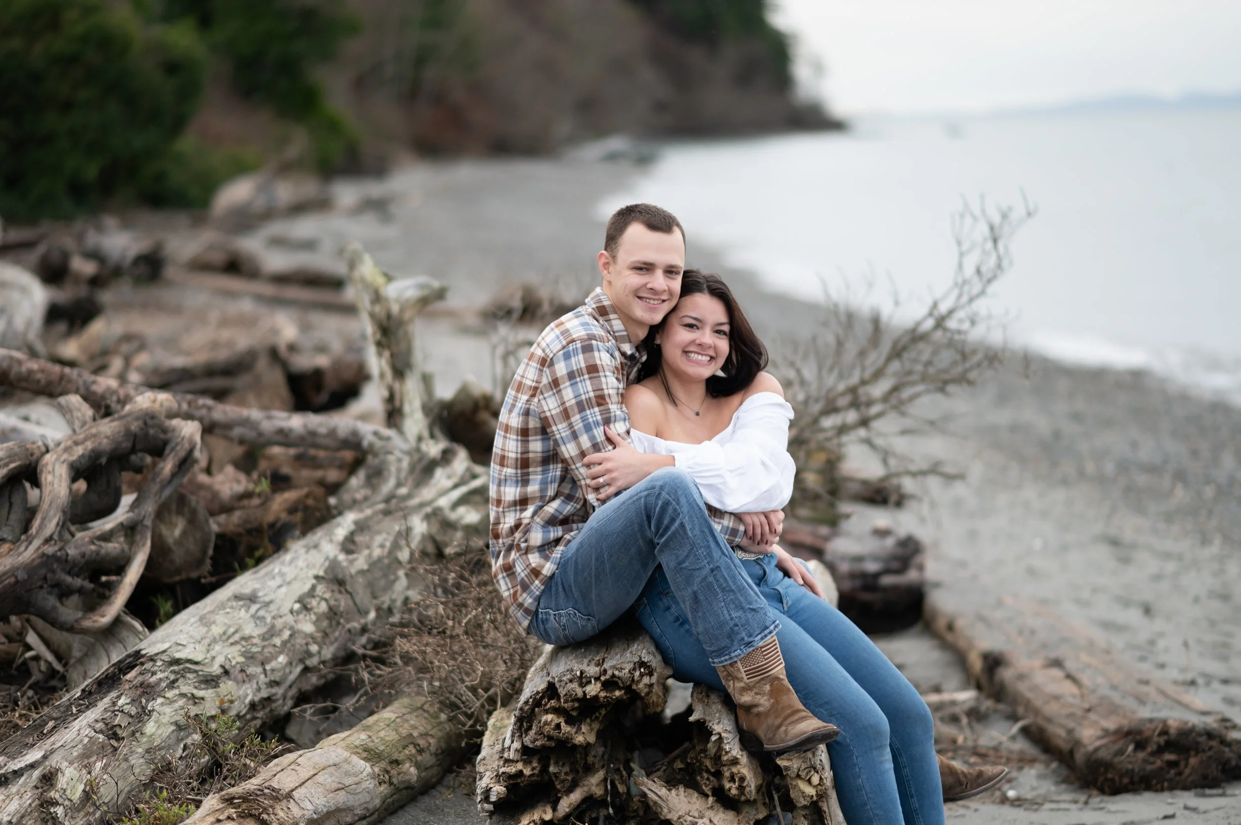 Sam and Jaxson's Semiahmoo Engagement Session — Afton Lewis Photography