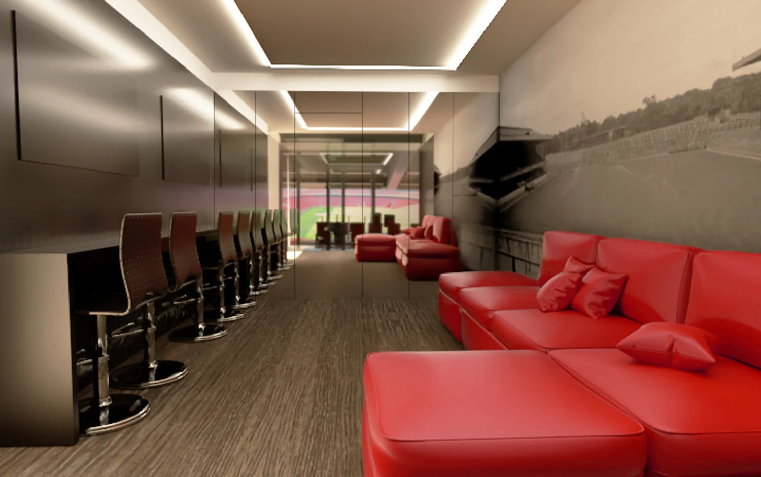 Design Private Box, Arsenal Stadium London — Atelier A&D