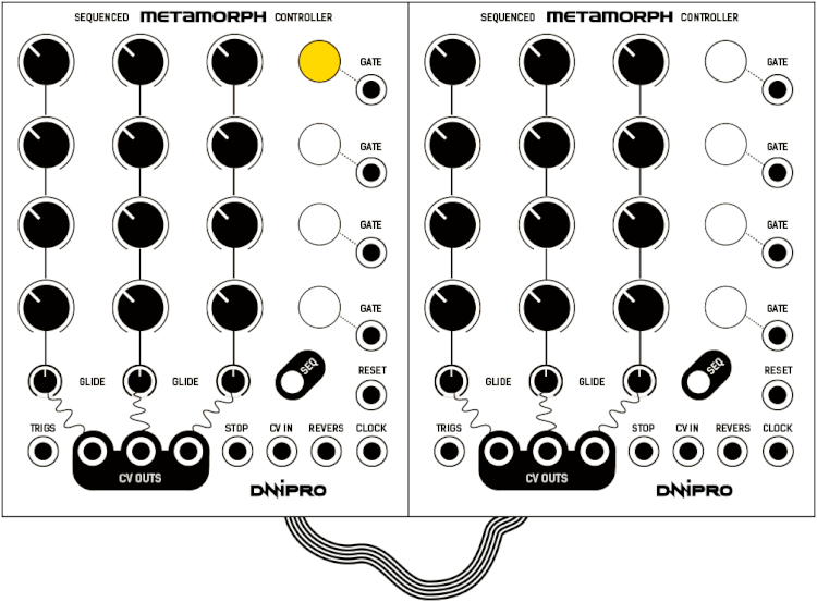 metamorph - eurorack sequencer & cv controller — DNIPRO MODULAR