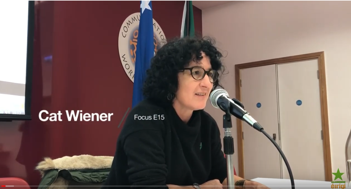 Video: Cat Wiener of Focus E15 Speaking at Éirígí Ard Fheis — Éirígí ...