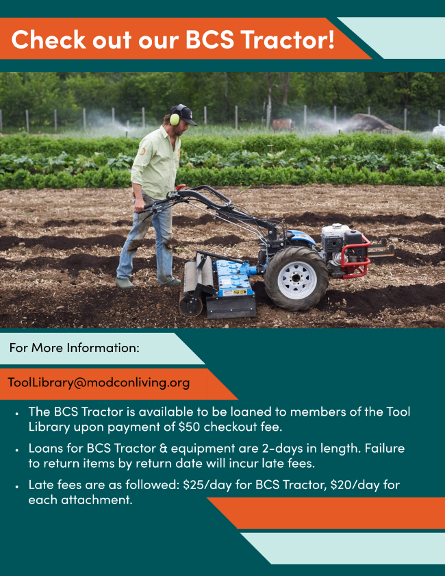 September BCS Tractor Trainings — Modcon Living