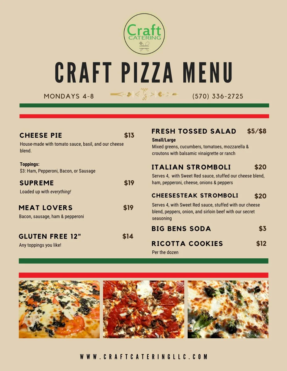 News and Upcoming Events - Craft Catering — It's A Craft.