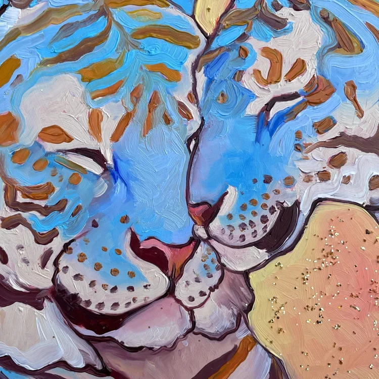 Tiny Wildlife Original Oil Paintings — KATE FITZPATRICK ART