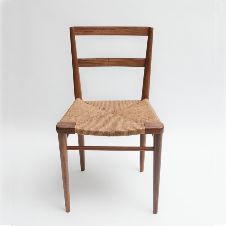 Woven Rush-Backed Dining Chairs - DCA 450 + DCA 650 — Smilow Design