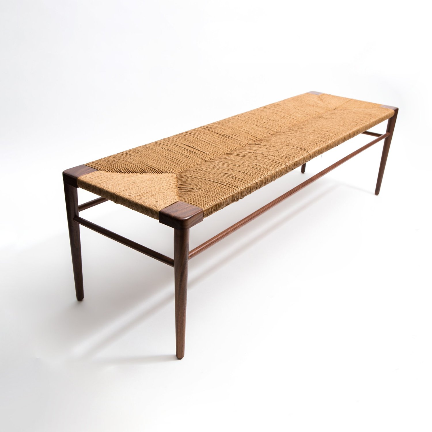 Woven Rush-Backed Dining Chairs - DCA 450 + DCA 650 — Smilow Design