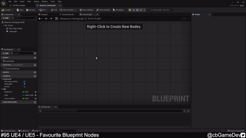 QUICK DEV TIP #95 UE4 / UE5 - Favourite Blueprint Nodes — CBgameDev