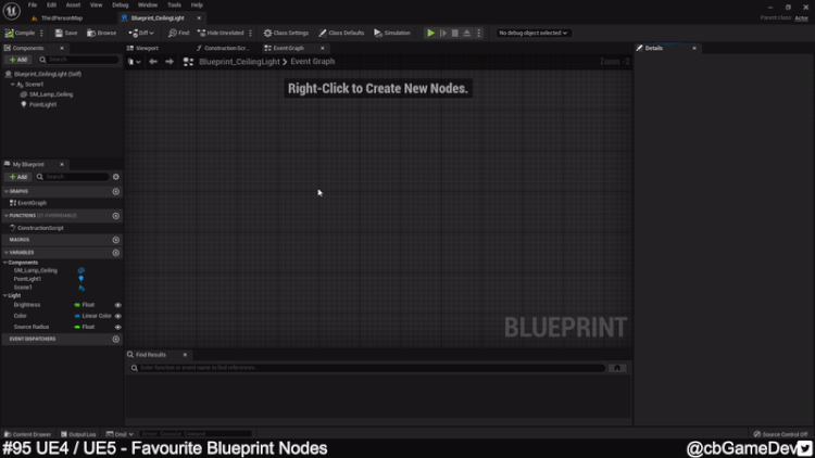 QUICK DEV TIP #95 UE4 / UE5 - Favourite Blueprint Nodes — CBgameDev