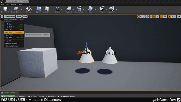 QUICK DEV TIP #63 UE4 / UE5 - MEASURING DISTANCES — CBgameDev