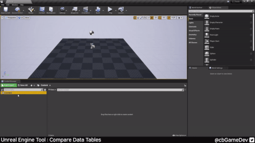 Compare Data tables Tool for Unreal Engine — CBgameDev