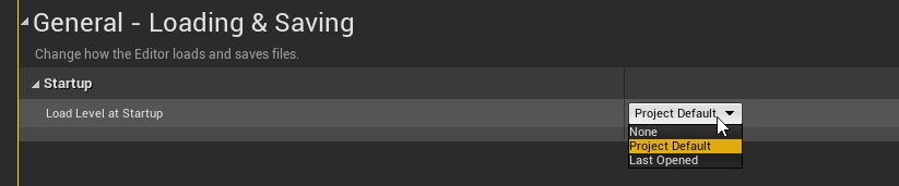 QUICK DEV TIP #82 UE4 / UE5 - EDITOR START UP LEVEL — CBgameDev