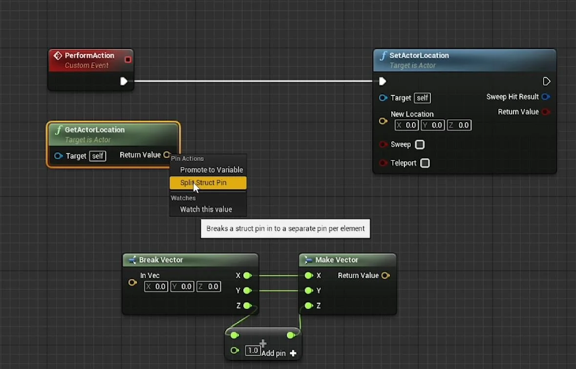 Blog: Quick Dev Tip 02 - Pin splitting — CBgameDev