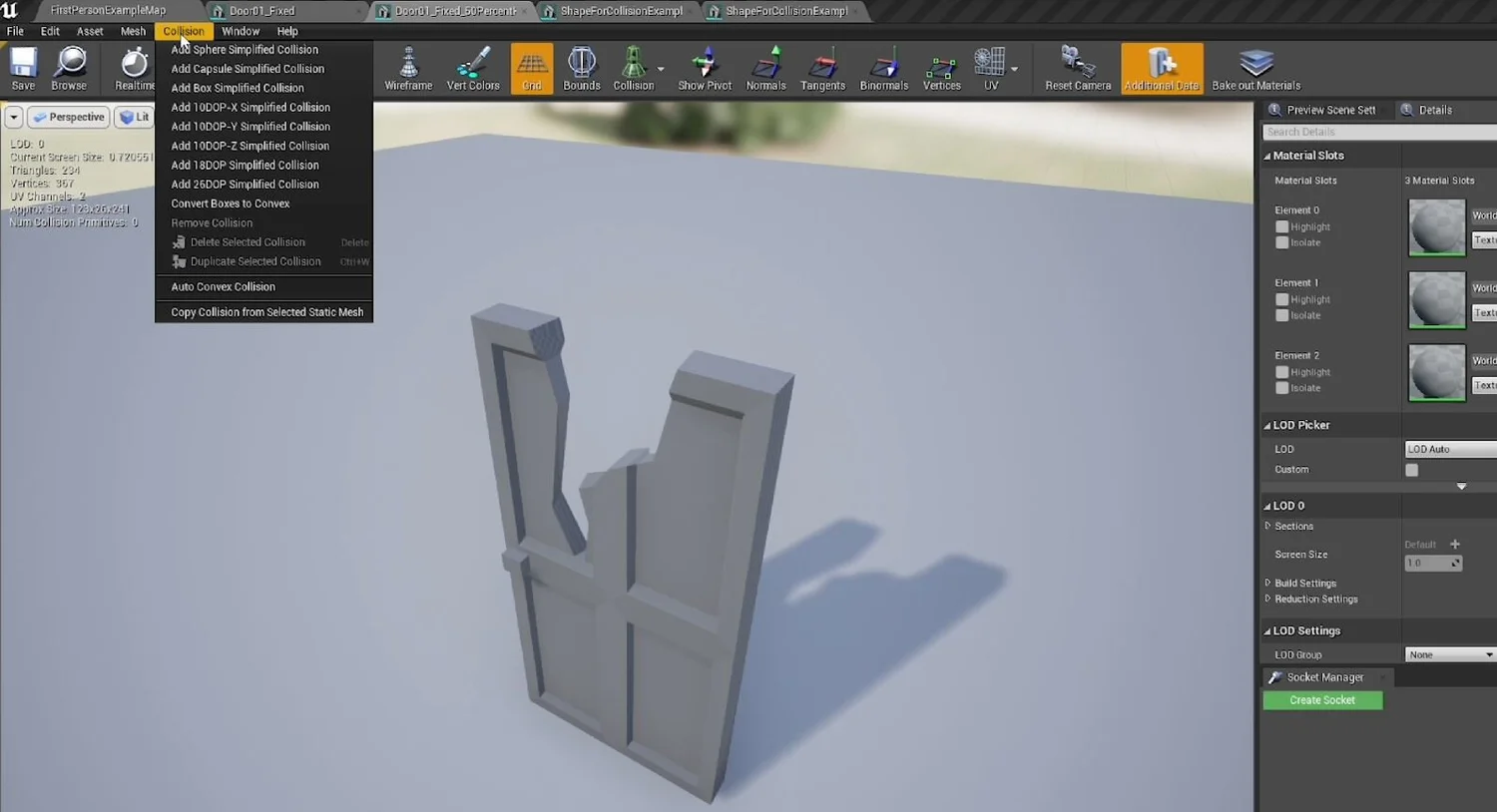 QUICK DEV TIP #09 UE4 - BLUEPRINTS - COPY COLLISION — CBgameDev