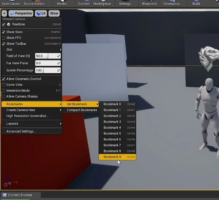 QUICK DEV TIP #13 UE4 - STORED CAMERA POSITIONS — CBgameDev