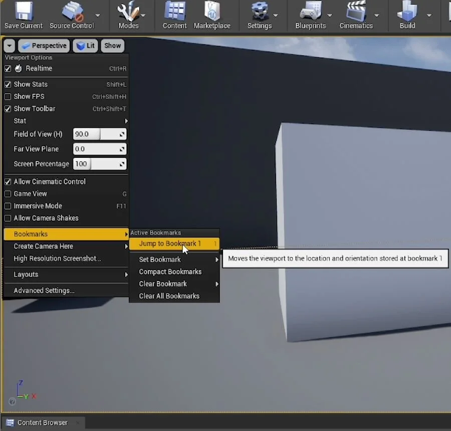 QUICK DEV TIP #13 UE4 - STORED CAMERA POSITIONS — CBgameDev