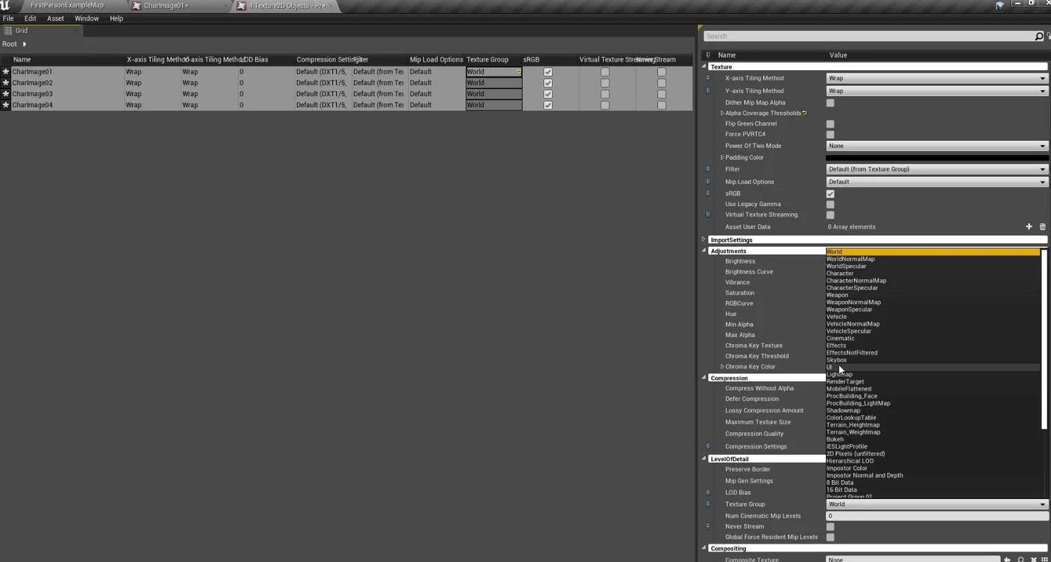 QUICK DEV TIP #15 UE4 - BULK EDIT ASSETS — CBgameDev