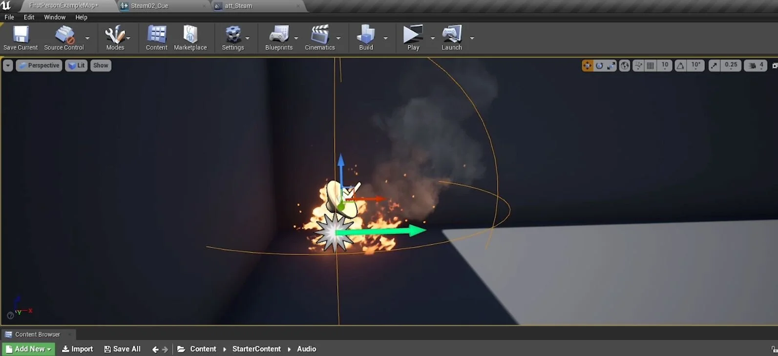 QUICK DEV TIP #16 UE4 - PREVIEW AUDIO FROM VIEWPORT — CBgameDev