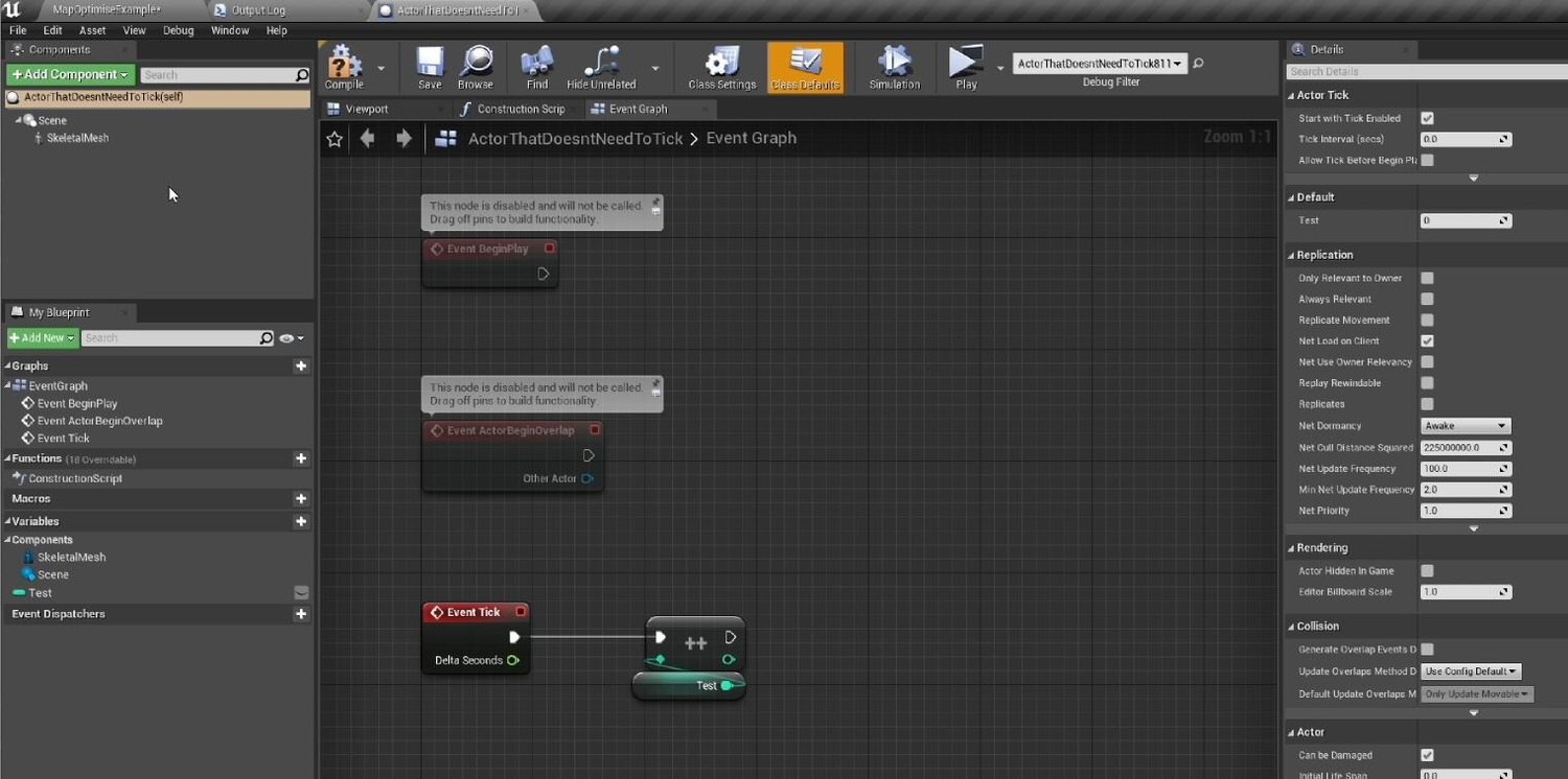 QUICK DEV TIP #20 UE4 - OPTIMISING: DUMPTICKS — CBgameDev