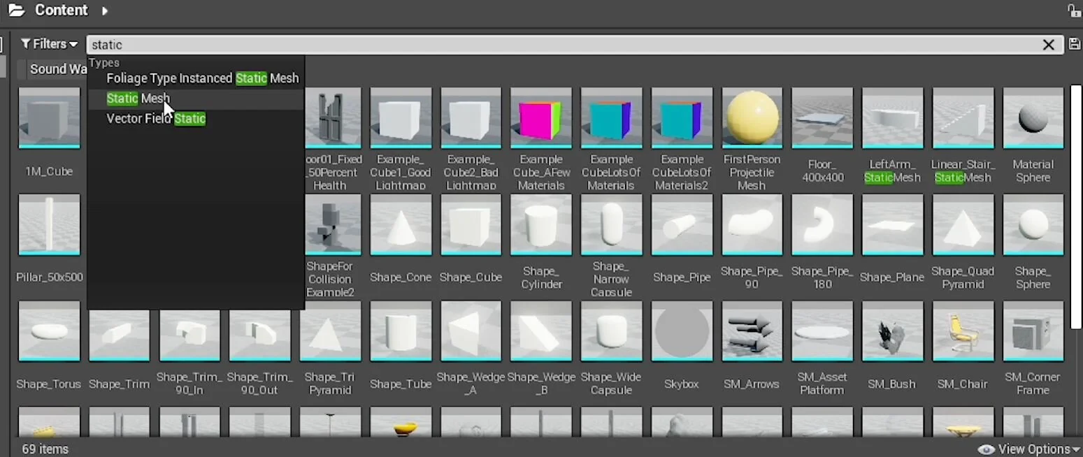 QUICK DEV TIP #21 UE4 - ADVANCED CONTENT BROWSER SEARCHING — CBgameDev