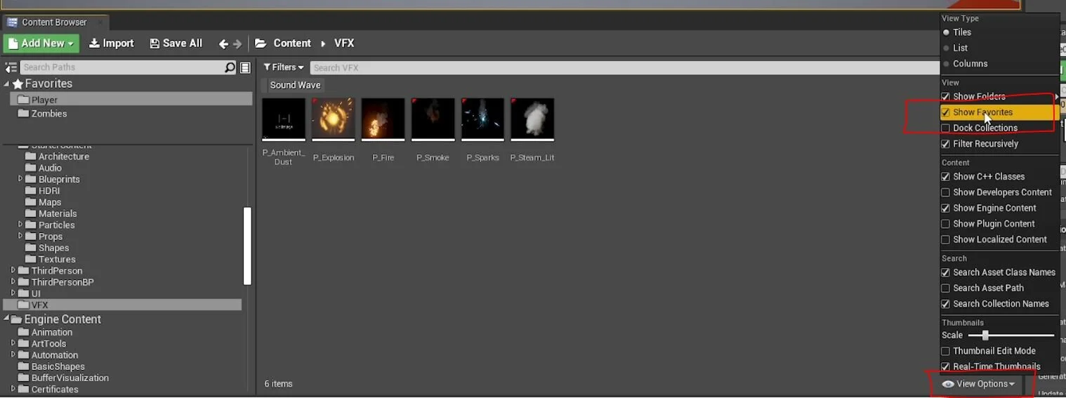 QUICK DEV TIP #31 UE4 - Favourite Folders — CBgameDev