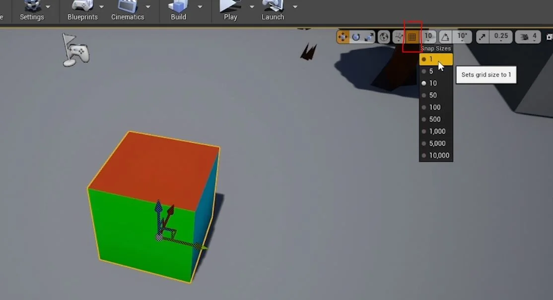 QUICK DEV TIP #32 UE4 - Custom Grid Snap Amounts — CBgameDev