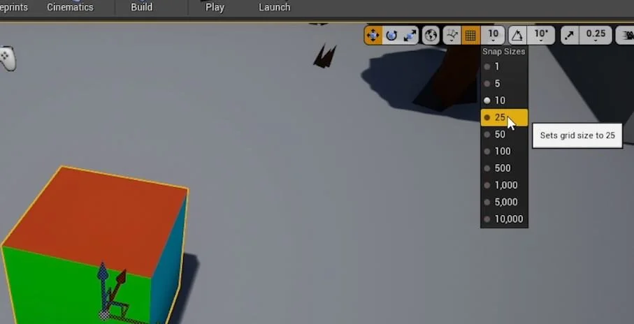 QUICK DEV TIP #32 UE4 - Custom Grid Snap Amounts — CBgameDev