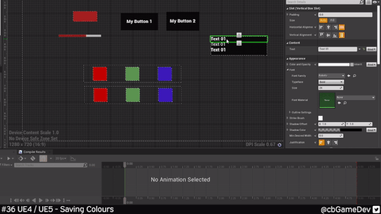 QUICK DEV TIP #36 UE4 / UE5 - Saving Colours — CBgameDev