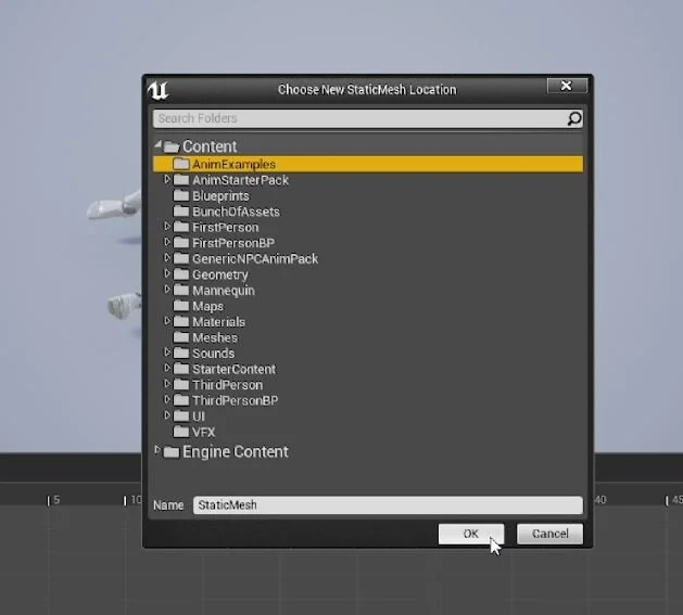 QUICK DEV TIP #38 UE4 / UE5 - Animation Pose Into Static Mesh — CBgameDev