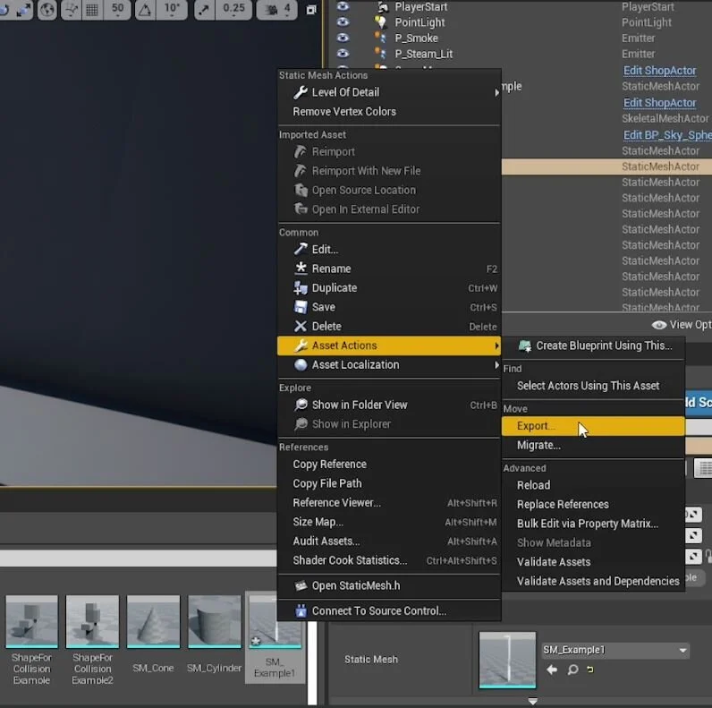 QUICK DEV TIP #45 UE4 / UE5 - COMBINING MULTIPLE STATIC MESHES — CBgameDev