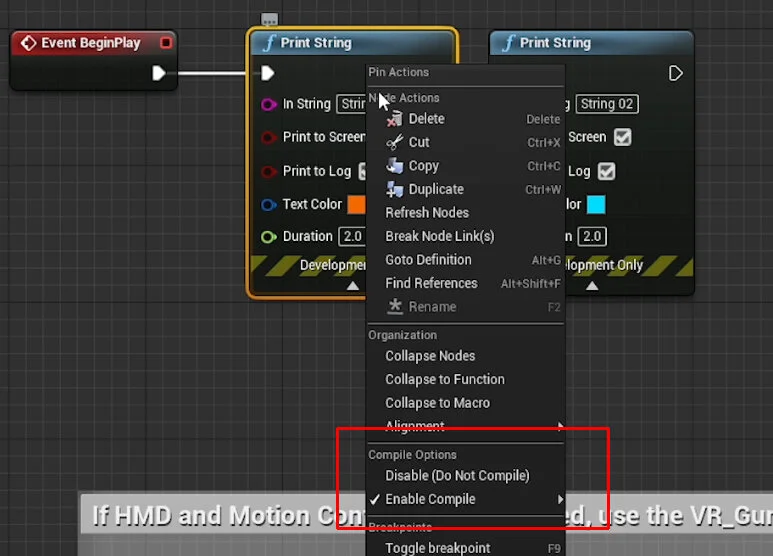 QUICK DEV TIP #51 UE4 / UE5 - DISABLE BLUEPRINT NODE — CBgameDev