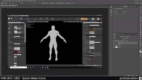 QUICK DEV TIP #48 UE4 / UE5 - QUICK MAKE ICONS — CBgameDev