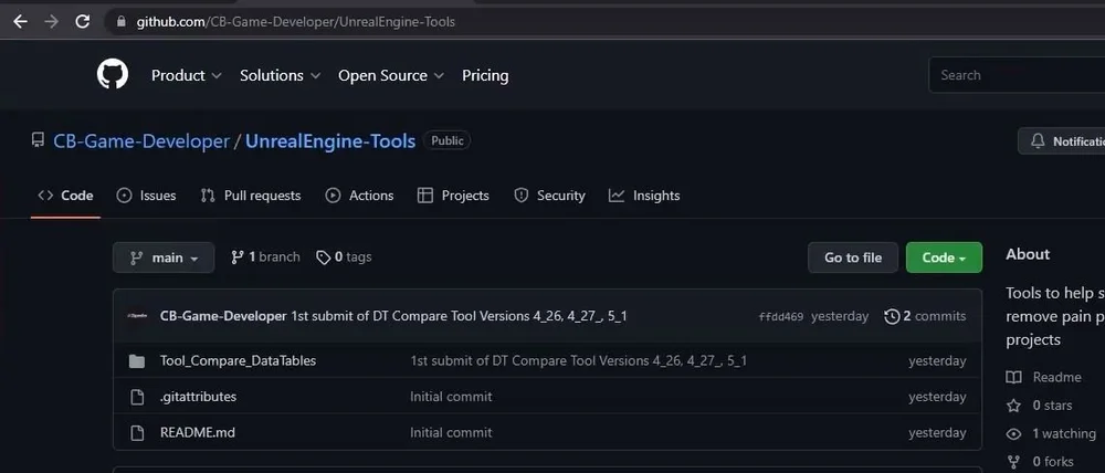 Compare Data tables Tool for Unreal Engine — CBgameDev
