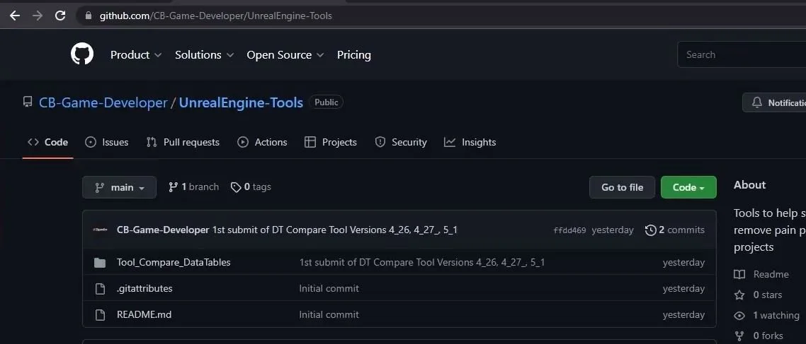 Compare Data tables Tool for Unreal Engine — CBgameDev