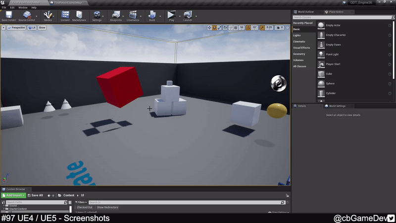 QUICK DEV TIP #97 UE4 / UE5 - Screenshots — CBgameDev