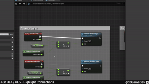 QUICK DEV TIP #68 UE4 / UE5 - HIGHLIGHTING CONNECTIONS — CBgameDev