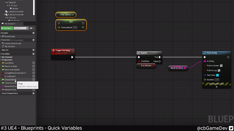 10 Tips for Faster Blueprint Using — CBgameDev