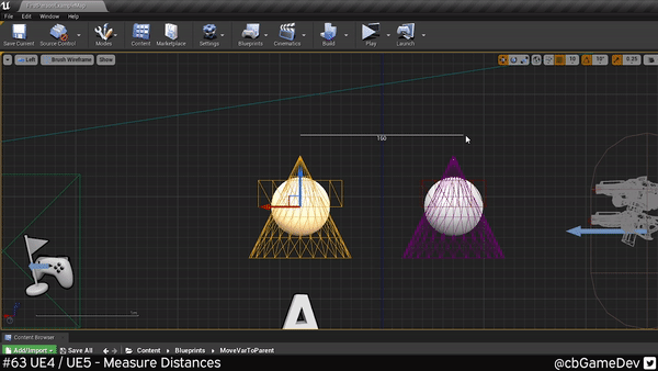QUICK DEV TIP #63 UE4 / UE5 - MEASURING DISTANCES — CBgameDev